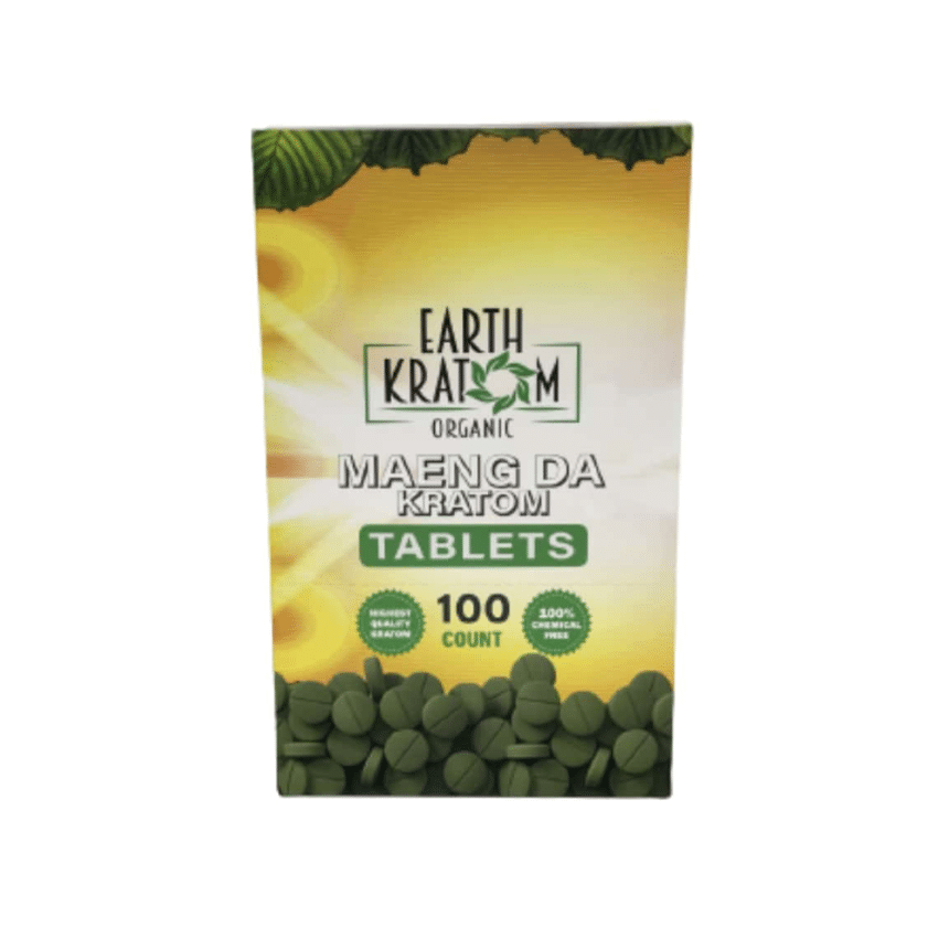 EARTH KRATOM MAENG DA TABLETS - 100CT 6CT DISPLAY | NervaBrands